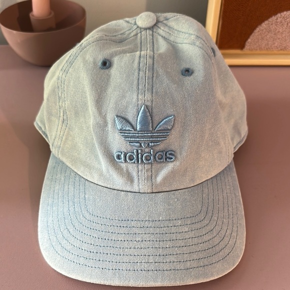 adidas | Accessories | Adidas Sky Blue Baseball Cap | Poshmark